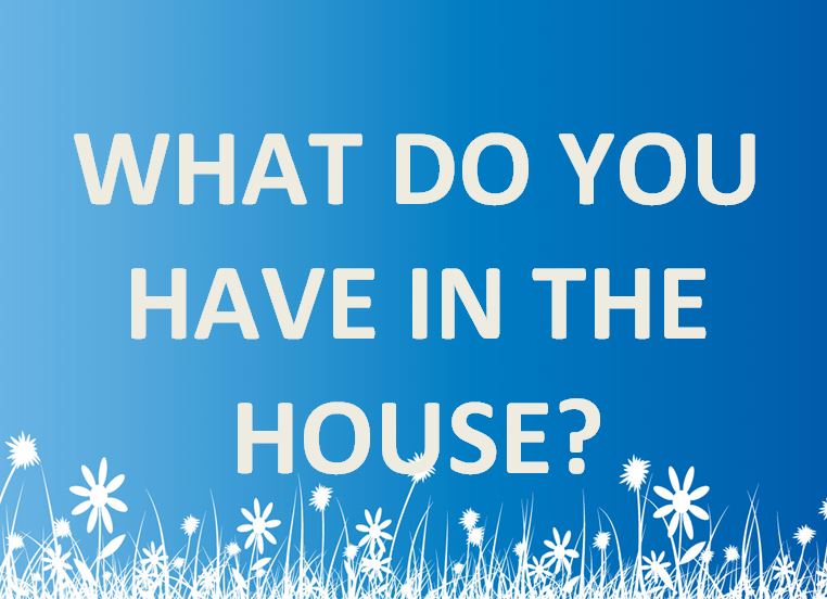 WHAT DO YOU HAVE IN THE HOUSE? – MVC